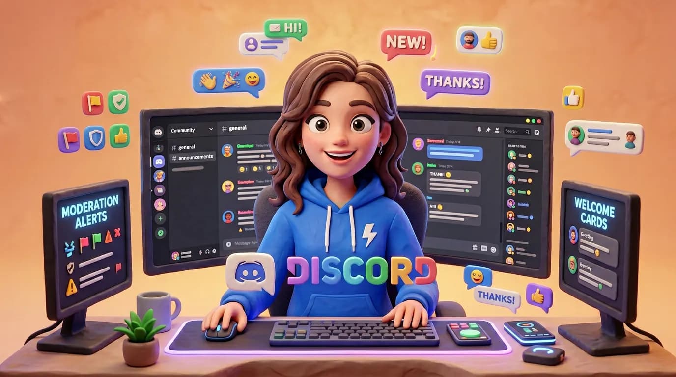 Building an AI-powered Discord bot that handles moderation, Q&A, and member onboarding automatically