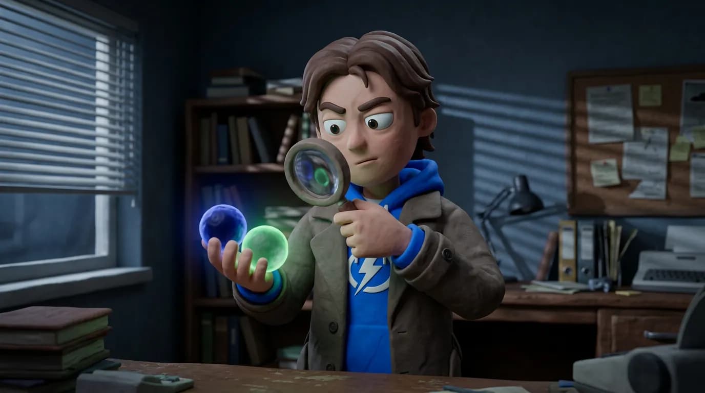 The Cursor vs Cline comparison — a detective evaluating two AI coding tools for 2026