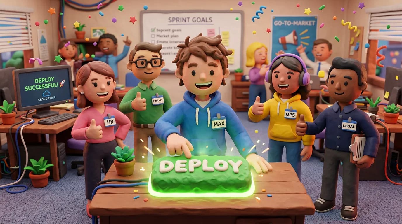 One platform, all departments — non-technical teams deploying real internal tools in Blink