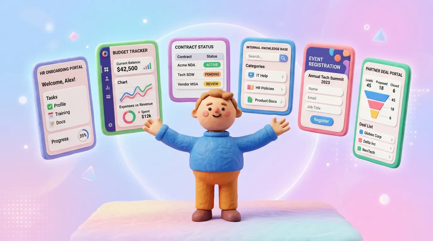 Six of the most common internal tools non-technical teams build with Blink — no developer needed