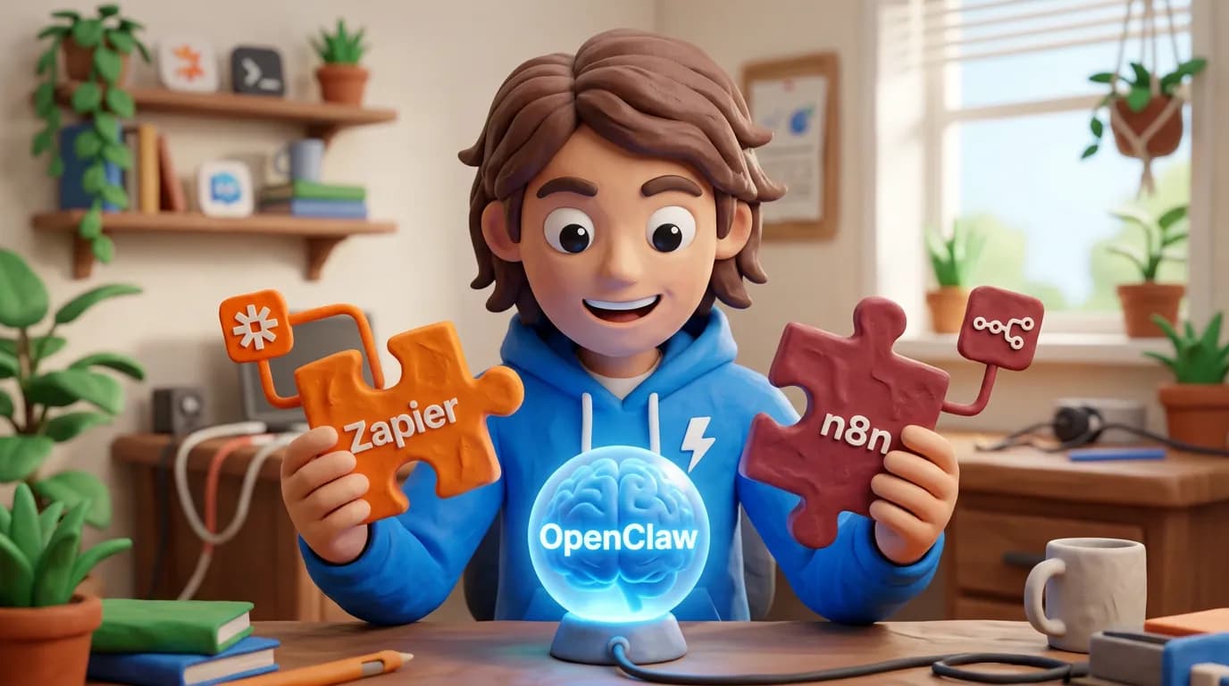 n8n vs Zapier vs OpenClaw — workflow automation vs AI agents compared