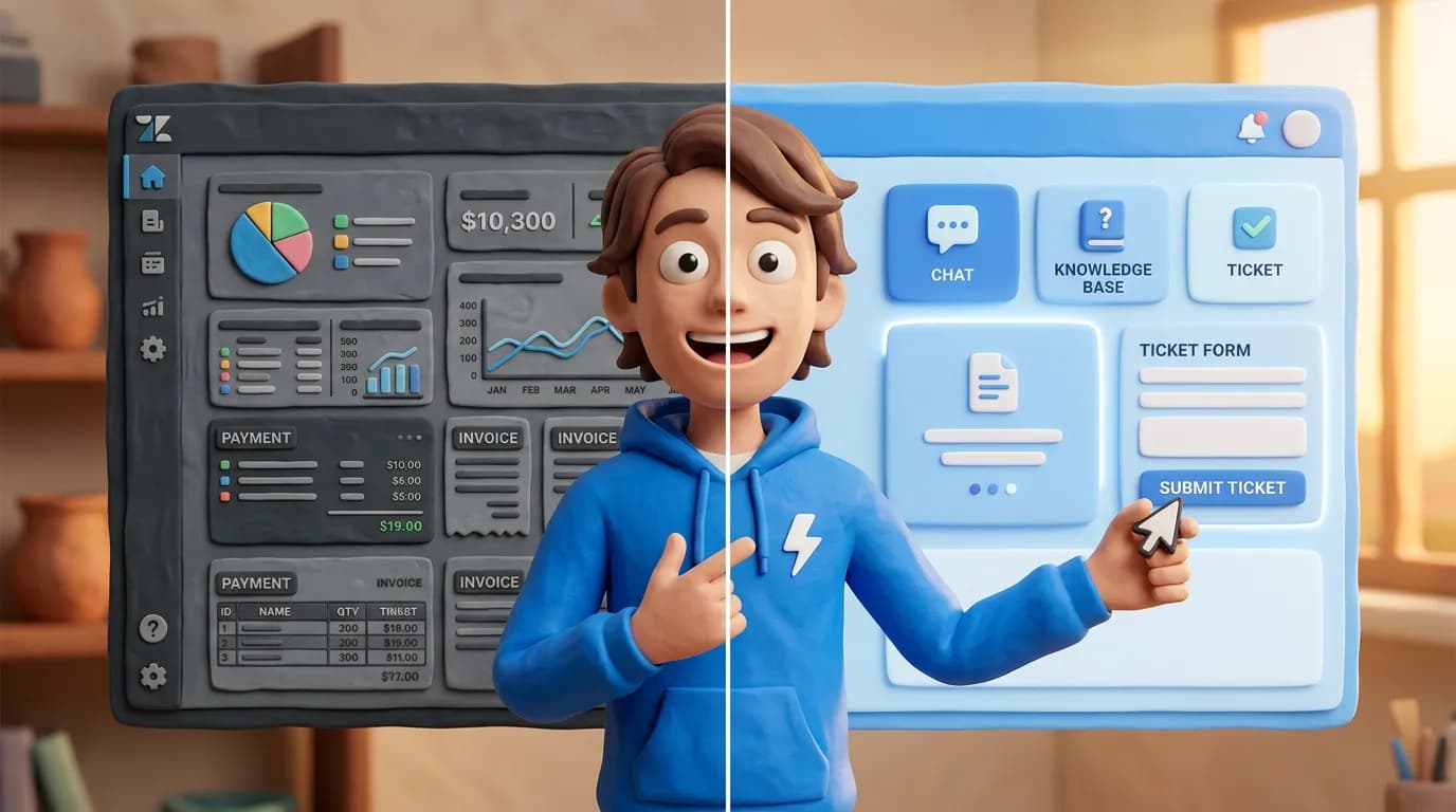 Custom support portal vs Zendesk — feature parity at a fraction of the cost, full data ownership
