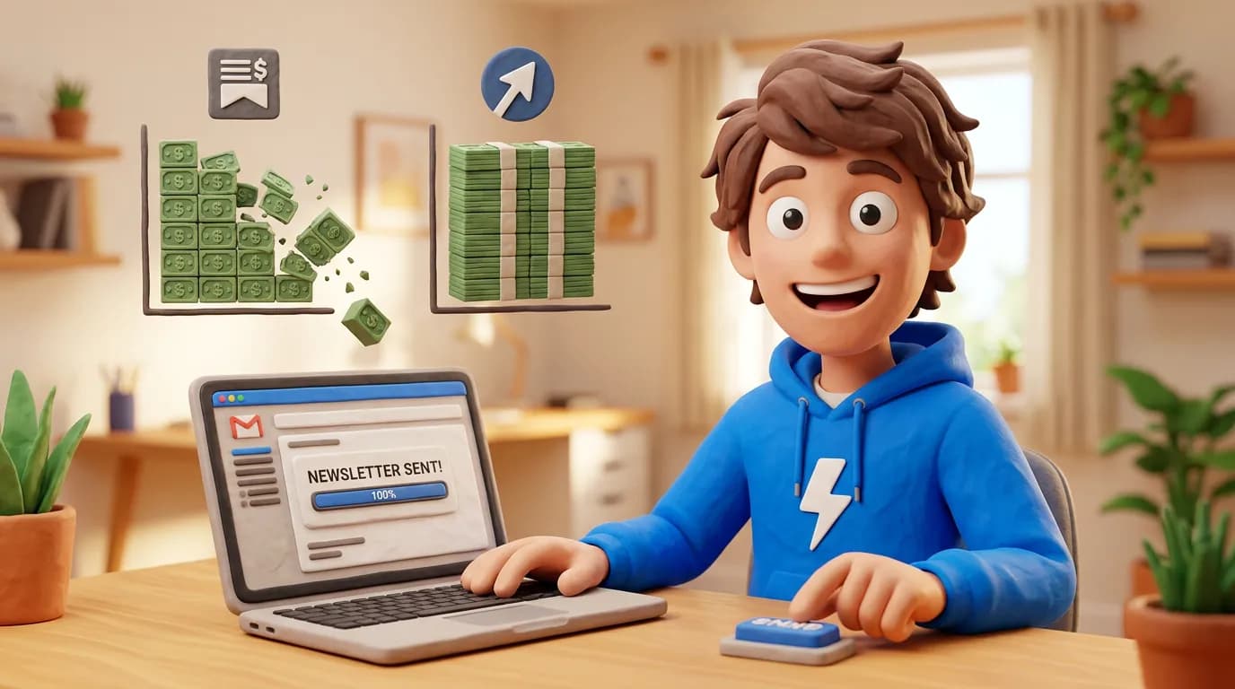 Newsletter creator keeping 100% of revenue by building their own platform