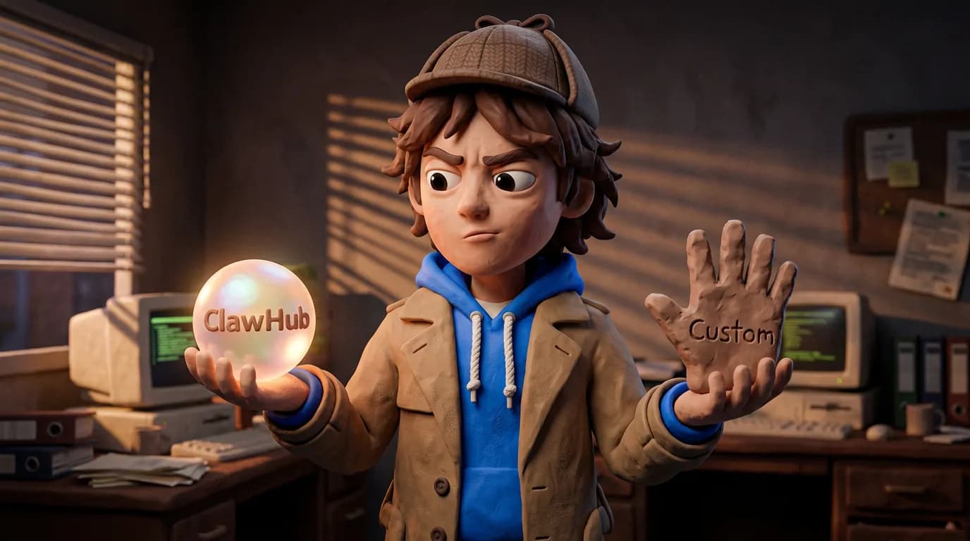 ClawHub Skills or Custom OpenClaw Skills: When to Install, When to Build
