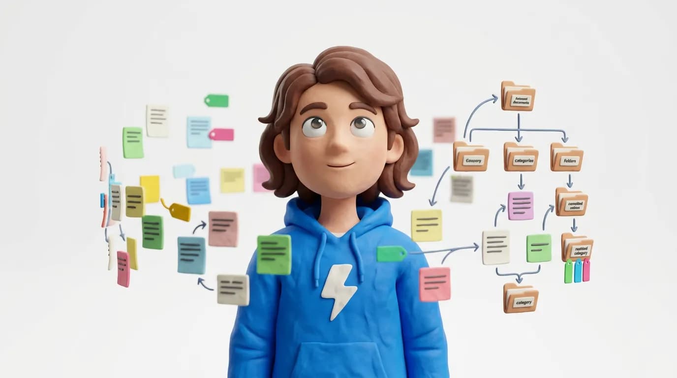The key components of a note-taking app — notes, tags, search, and user accounts