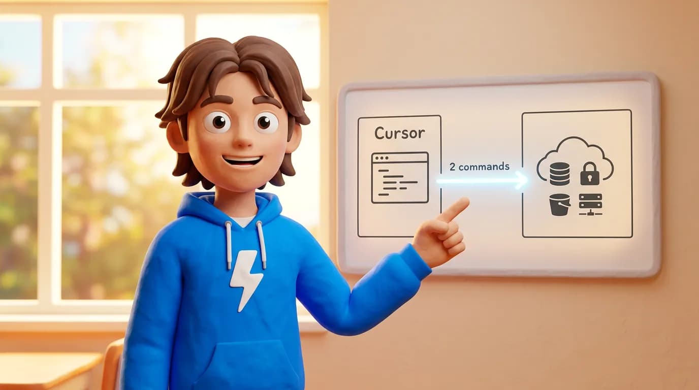 How to connect Cursor to Blink Cloud — two commands give your AI agent full-stack infrastructure