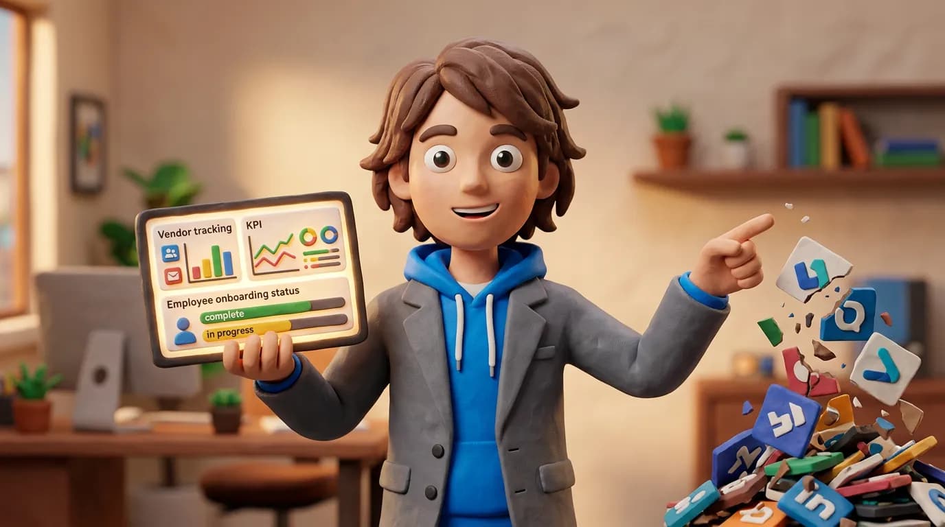 Custom operations tool built with AI — replaces 6 separate SaaS subscriptions