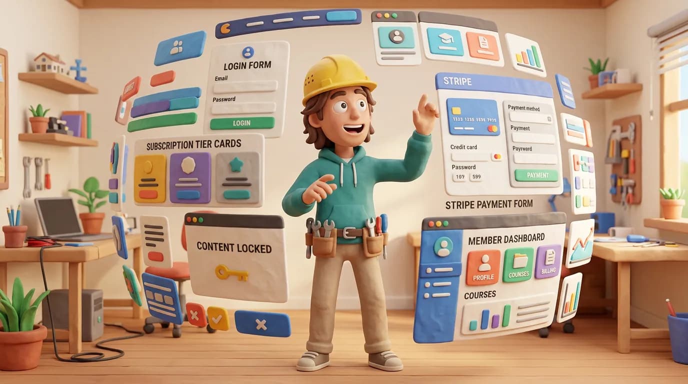 How to Build a Membership Site with Payments and User Accounts (Without Code)