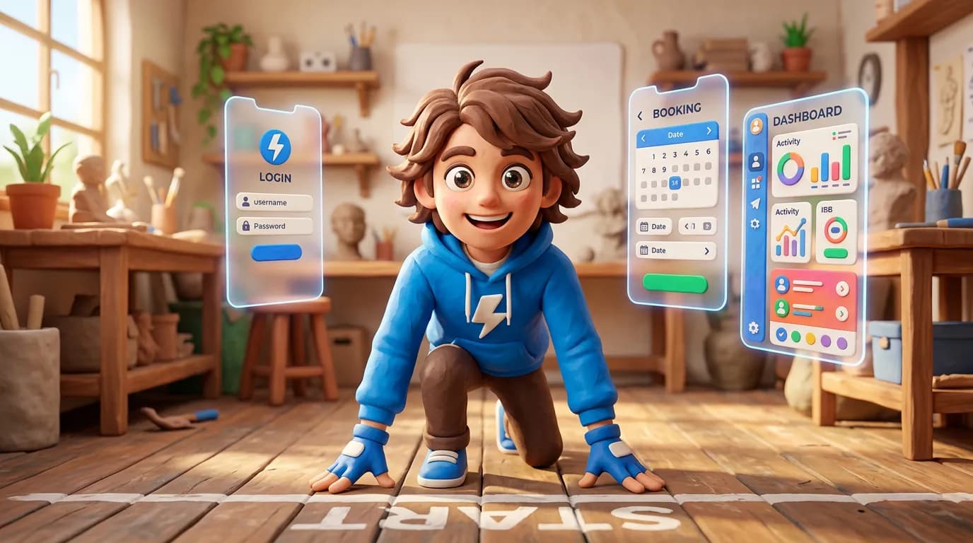 Getting started with your first mobile app — everything you need from step one, no config required
