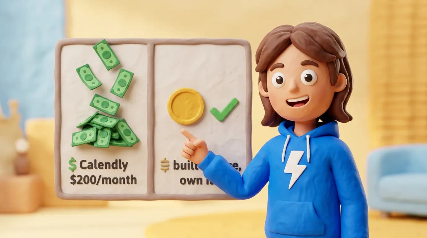 Custom scheduling app vs Calendly: own your tool instead of paying per seat, forever