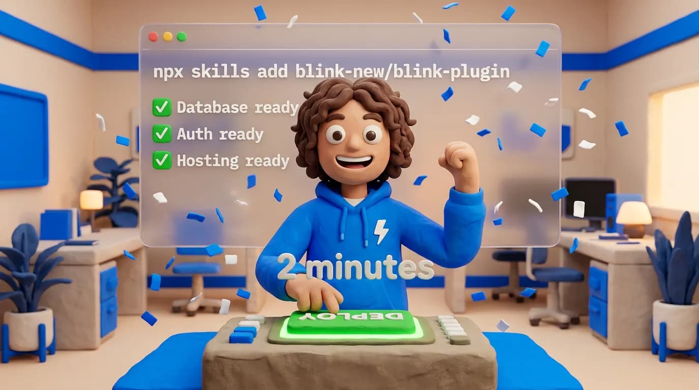 Add Blink Cloud to Cursor in One Command (npx skills add)