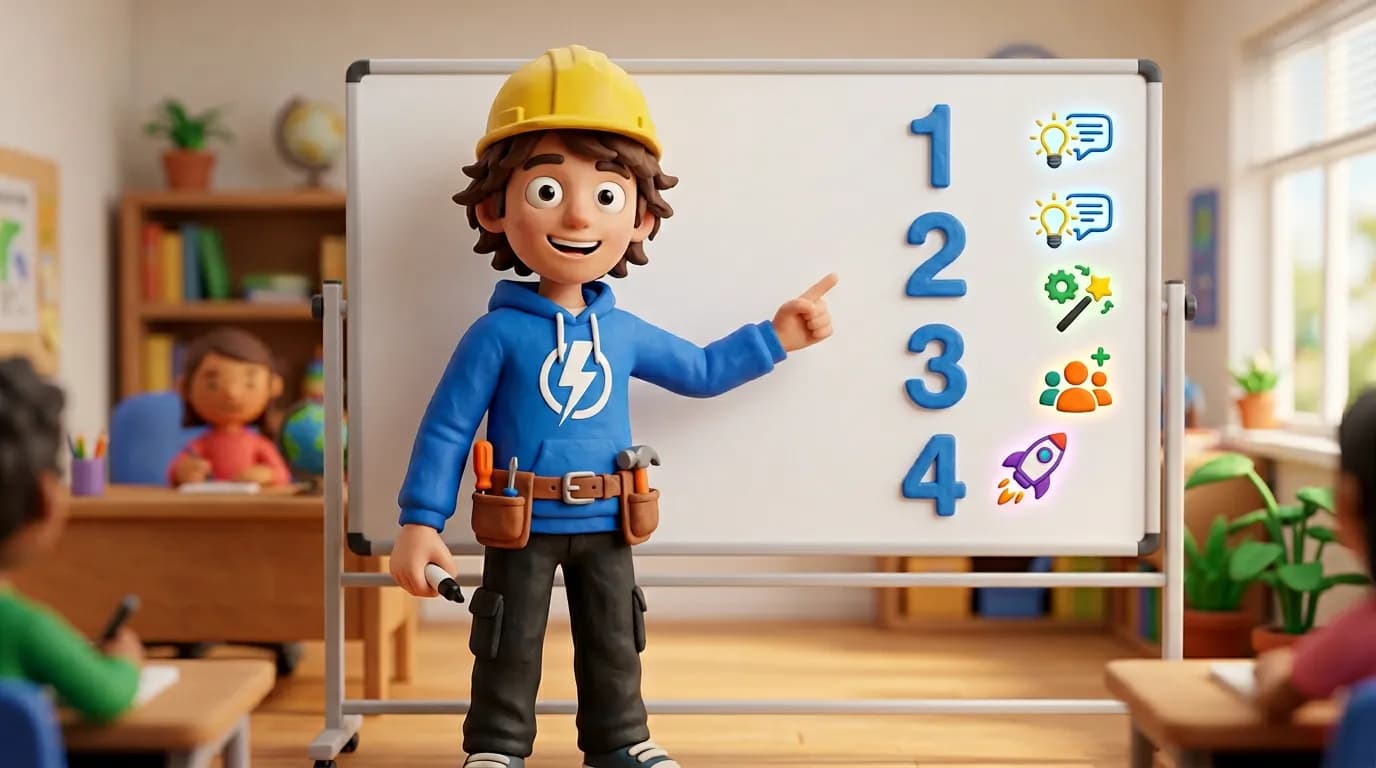 How to build a project management tool with AI in 4 steps: Describe, Generate, Add Team, Deploy