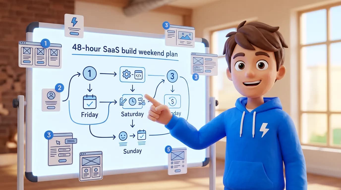 Build a SaaS App in a Weekend: The 48-Hour Playbook