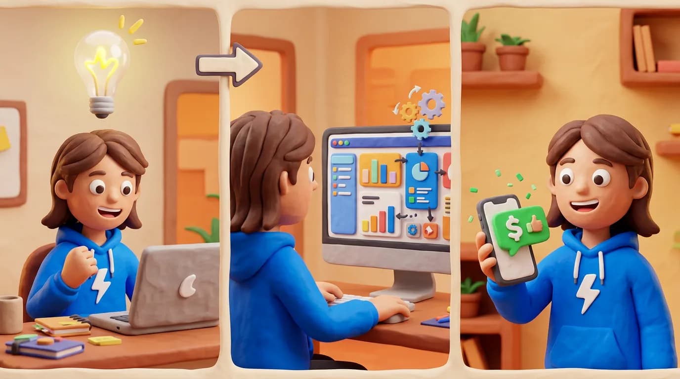 The weekend SaaS timeline: from Friday idea to Sunday's first paying user