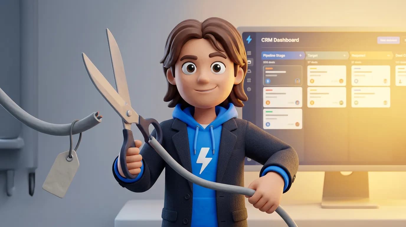 Build Your Own CRM With AI: Ditch Salesforce for $0 in SaaS Fees