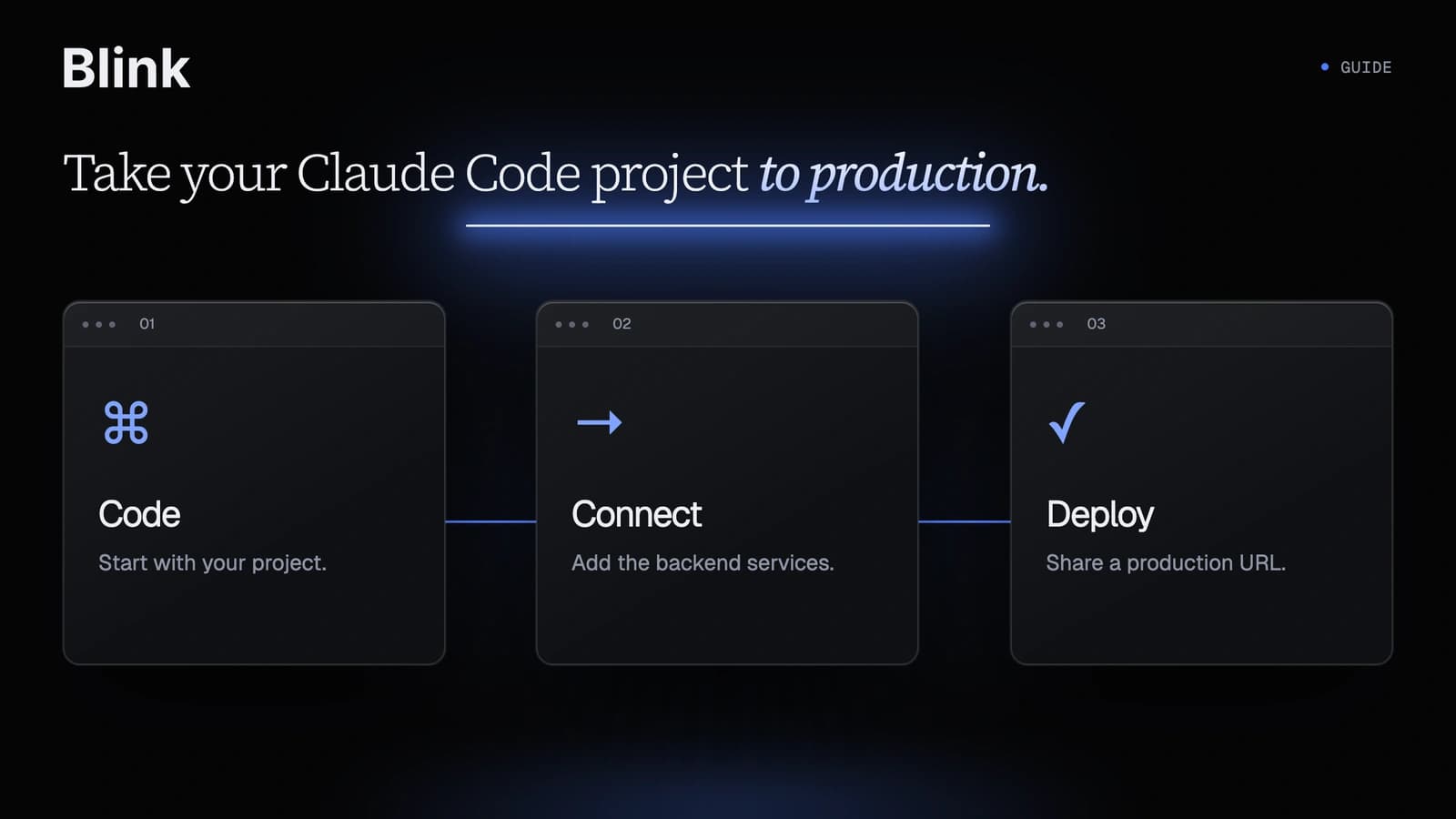 Take your Claude Code project to production. Deploy a Claude Code app. Conceptual illustration.
