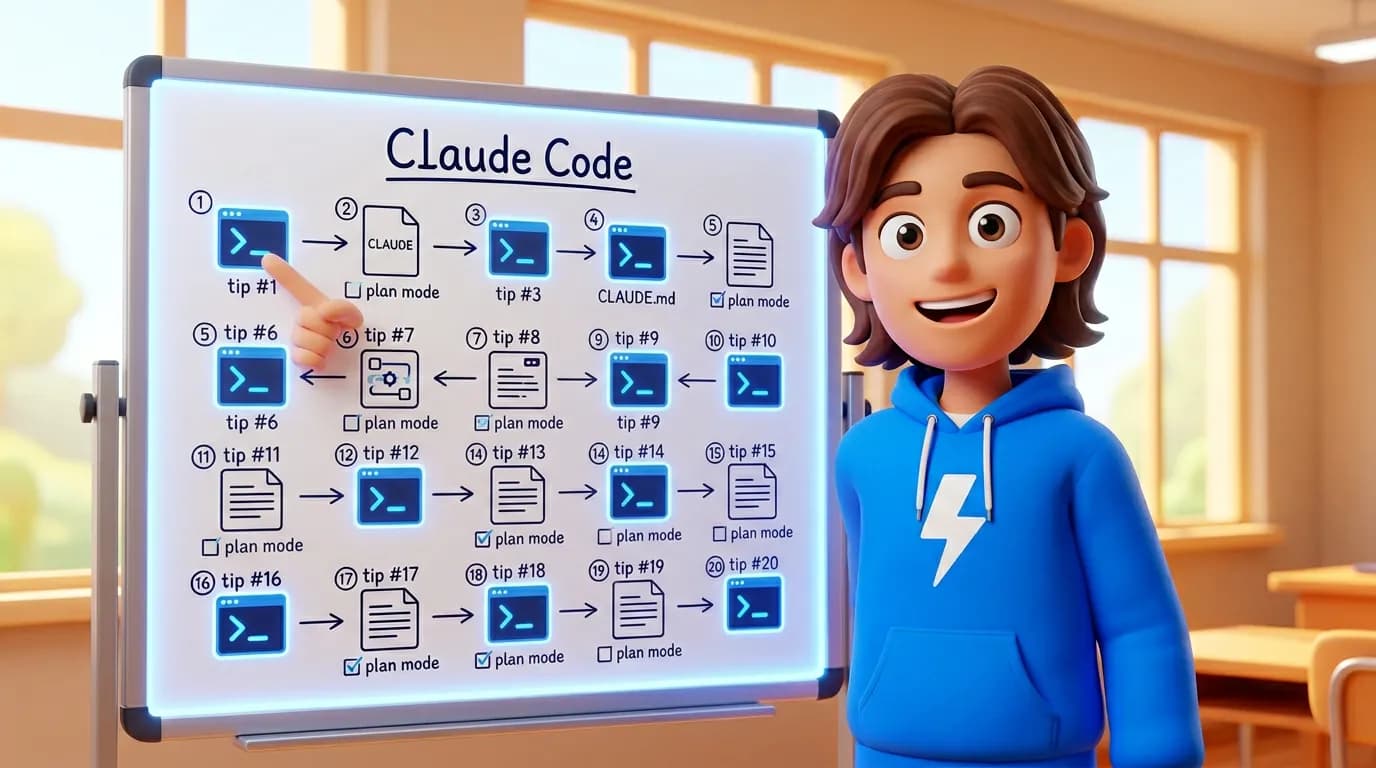 20 Claude Code Tips Power Users Do Differently