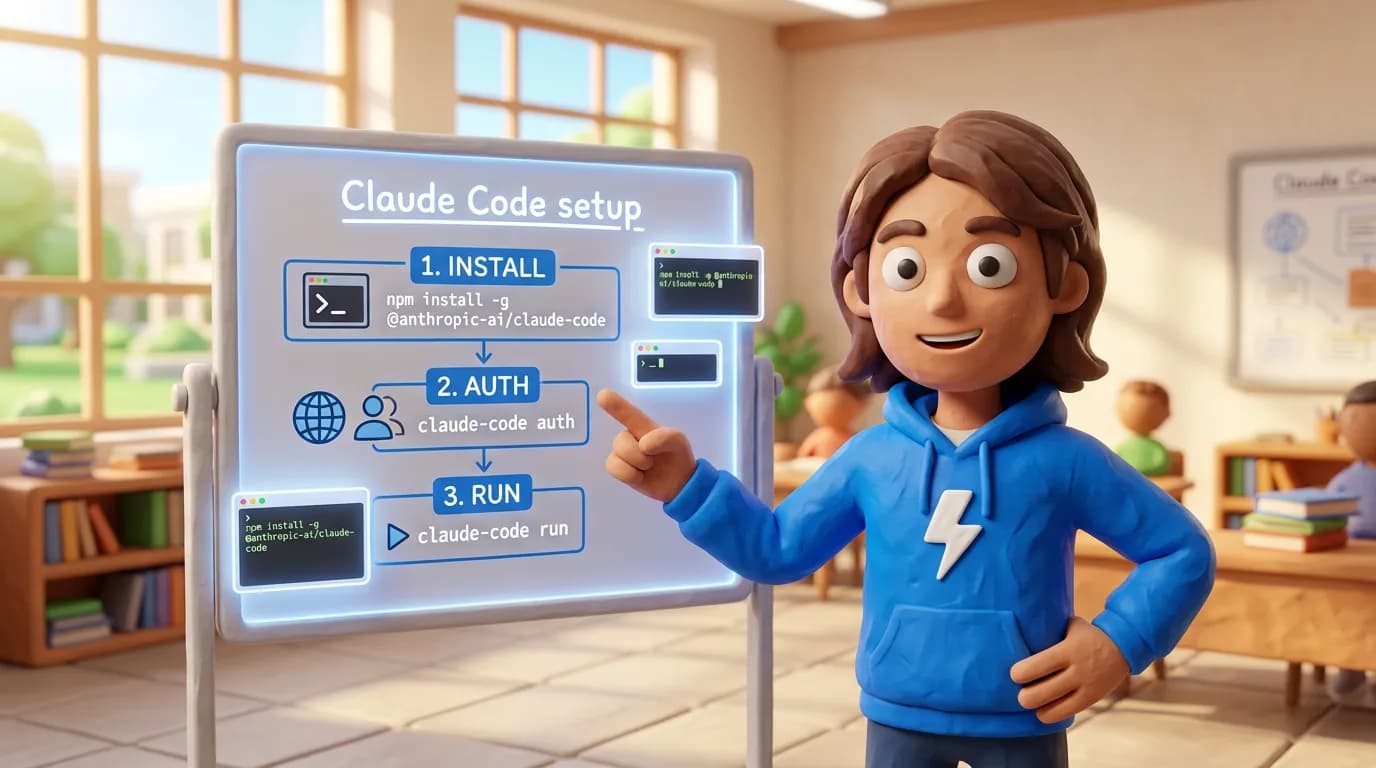 Claude Code tutorial for beginners: from install to your first autonomous task