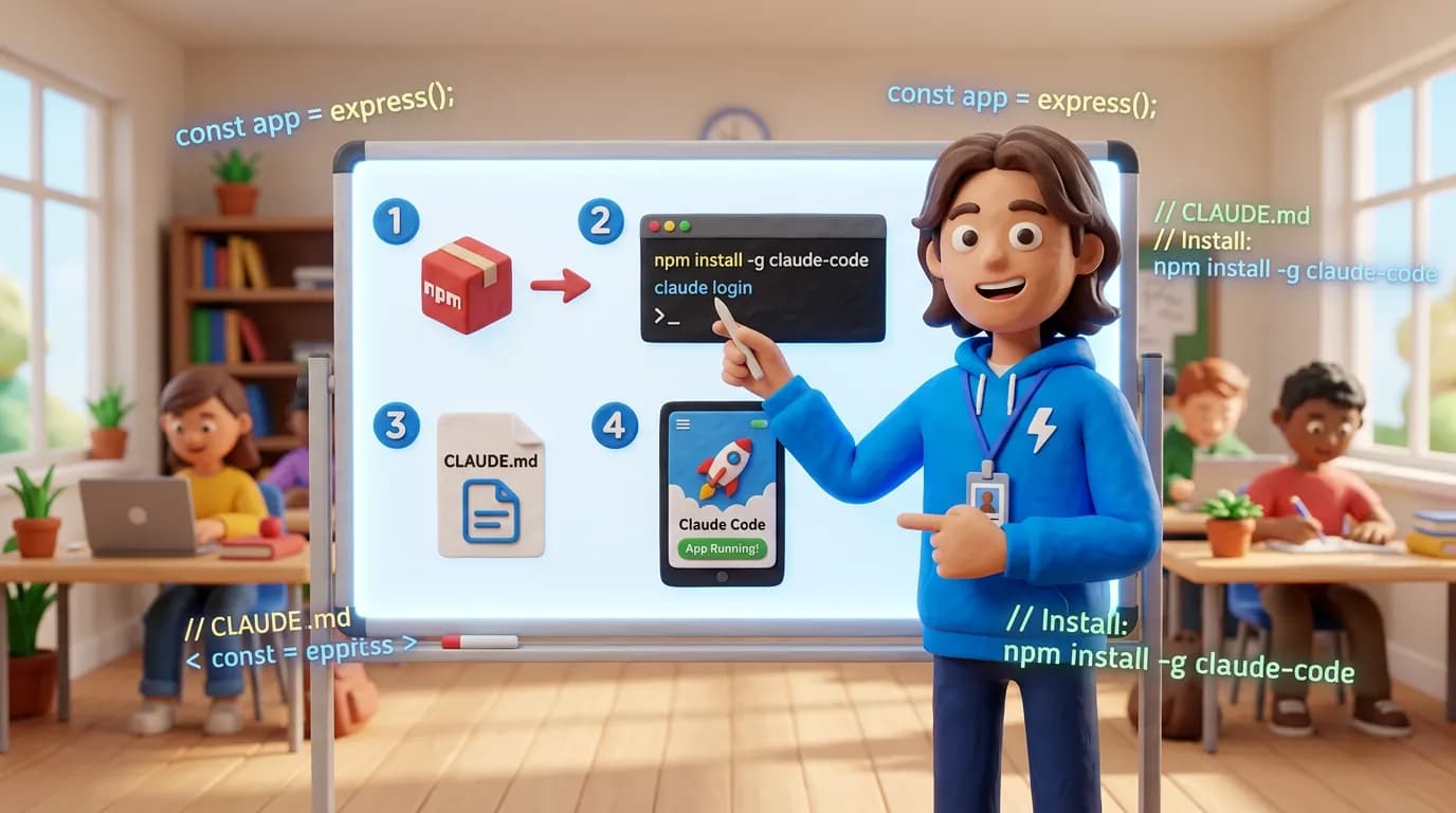 Claude Code Tutorial for Beginners: From Install to Your First Autonomous Task