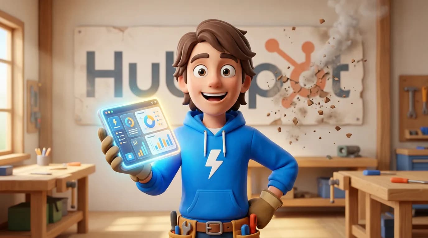 Building a custom CRM to replace HubSpot — a full-stack marketing tool built in one afternoon for a fraction of the cost