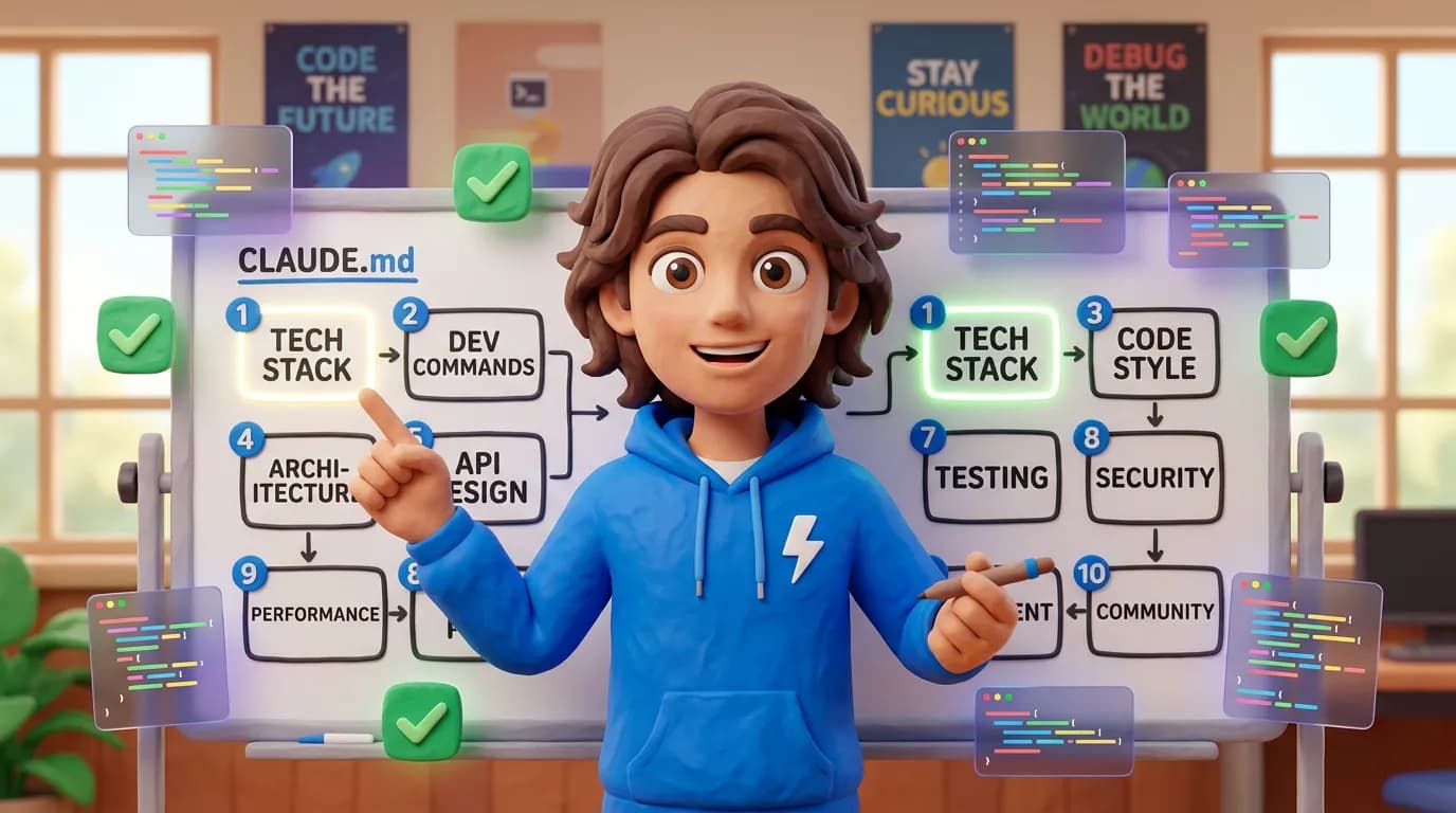 CLAUDE.md Best Practices: The 10-Section Template That Makes Claude Code 10× More Useful