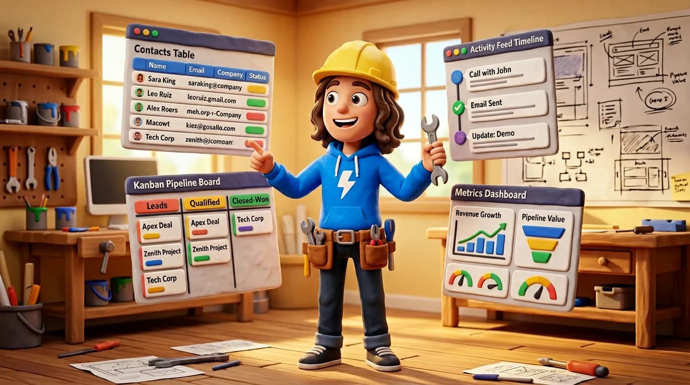 How to Build a CRM From Scratch With AI (In Under an Hour)