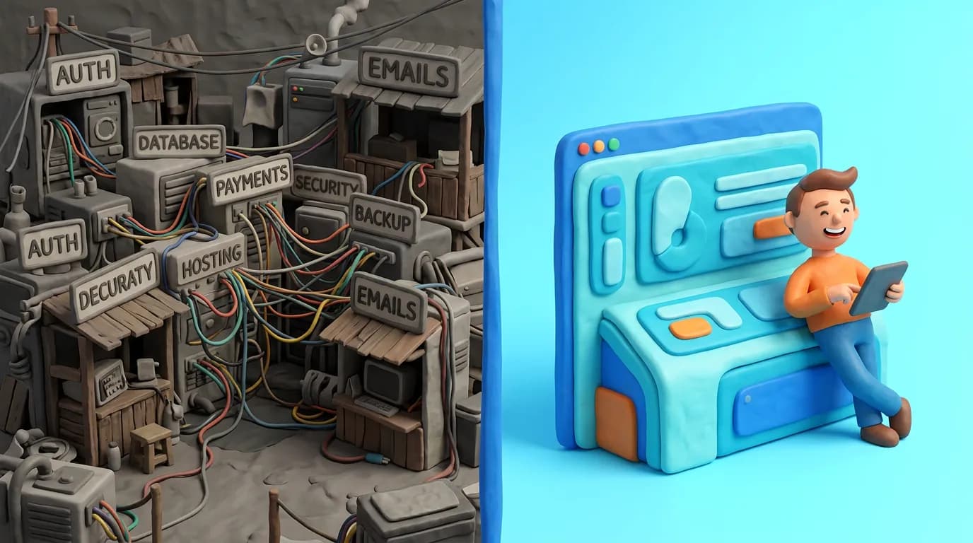 Before Blink: 5 separate services to build a marketplace. After Blink: one platform, marketplace ships in under 2 hours