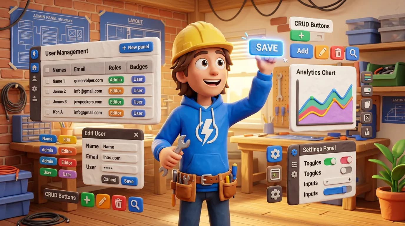 How to Build an Admin Panel Without Code (In Under 2 Hours)
