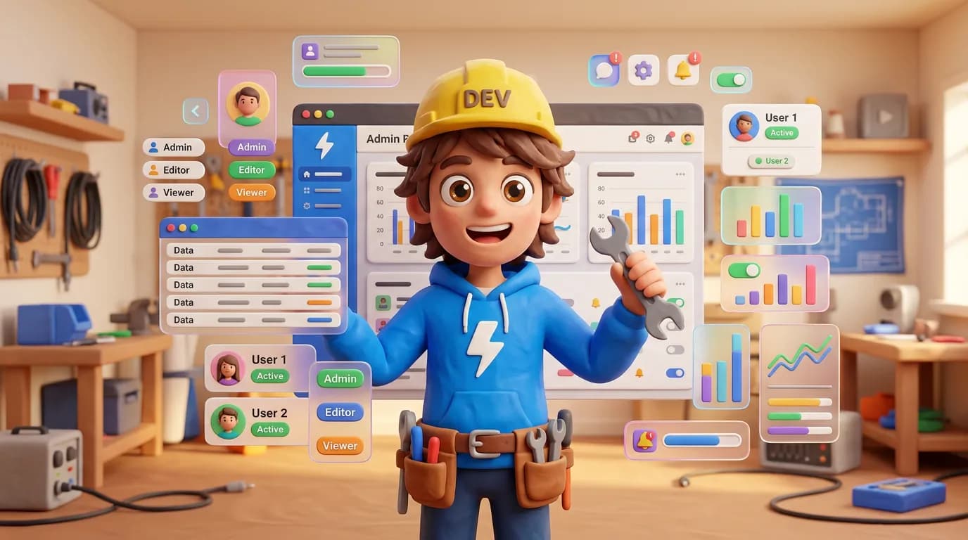 How to Build an Admin Panel Without Code