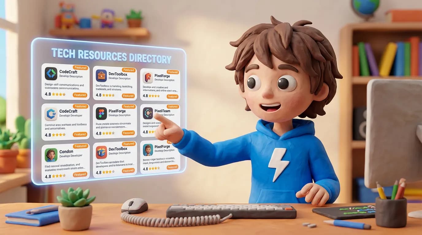 A custom directory website built with Blink — searchable listings, categories, and featured spots