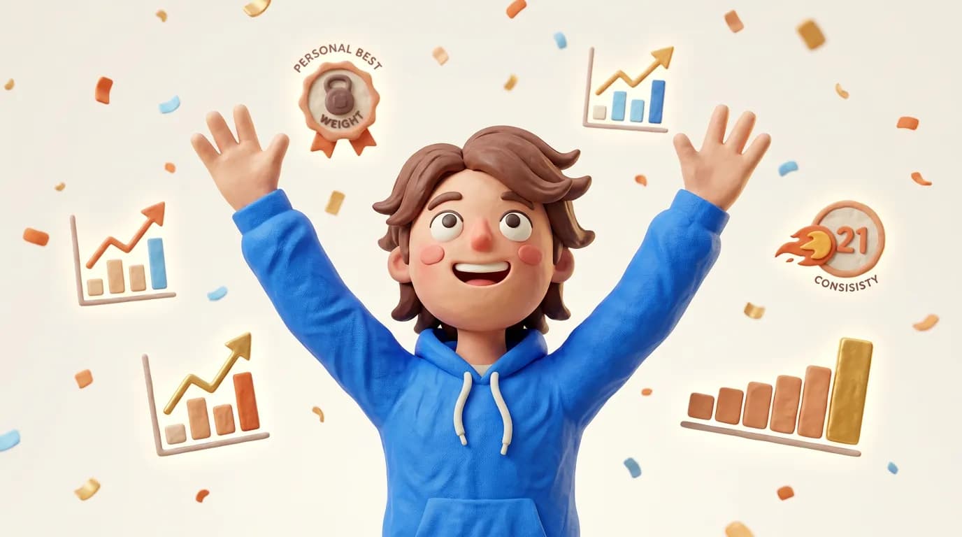 Progress tracking and streaks are the features that keep fitness app users engaged and coming back daily