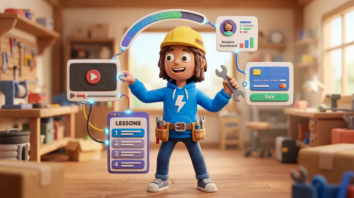 How to Build an Online Course Platform With AI (Sell and Host Your Own Courses)