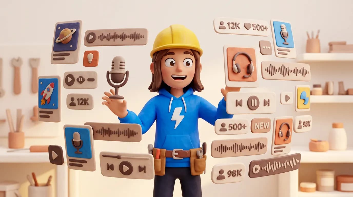 How to Build a Podcast App with AI (No Code Required)
