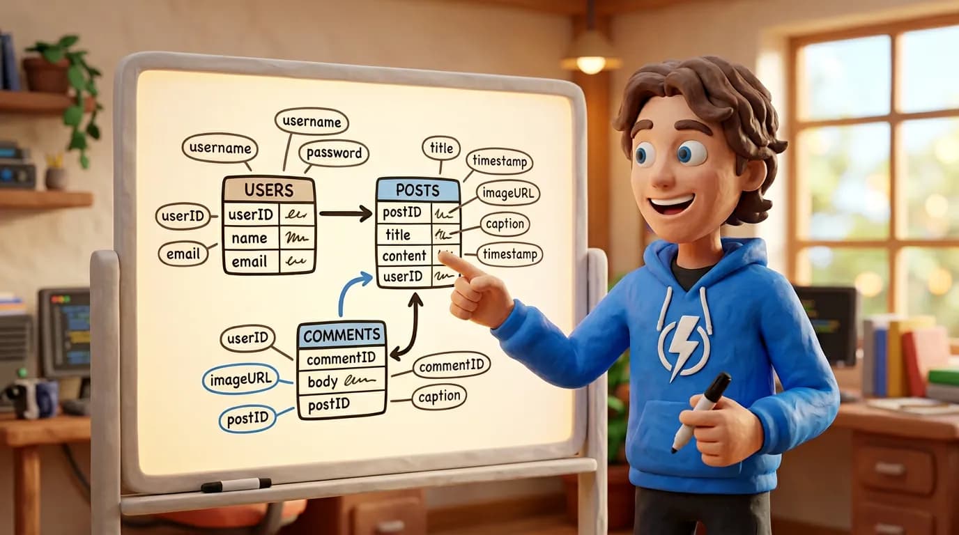 Mapping your actual data model before building — the 15-minute step that determines everything downstream