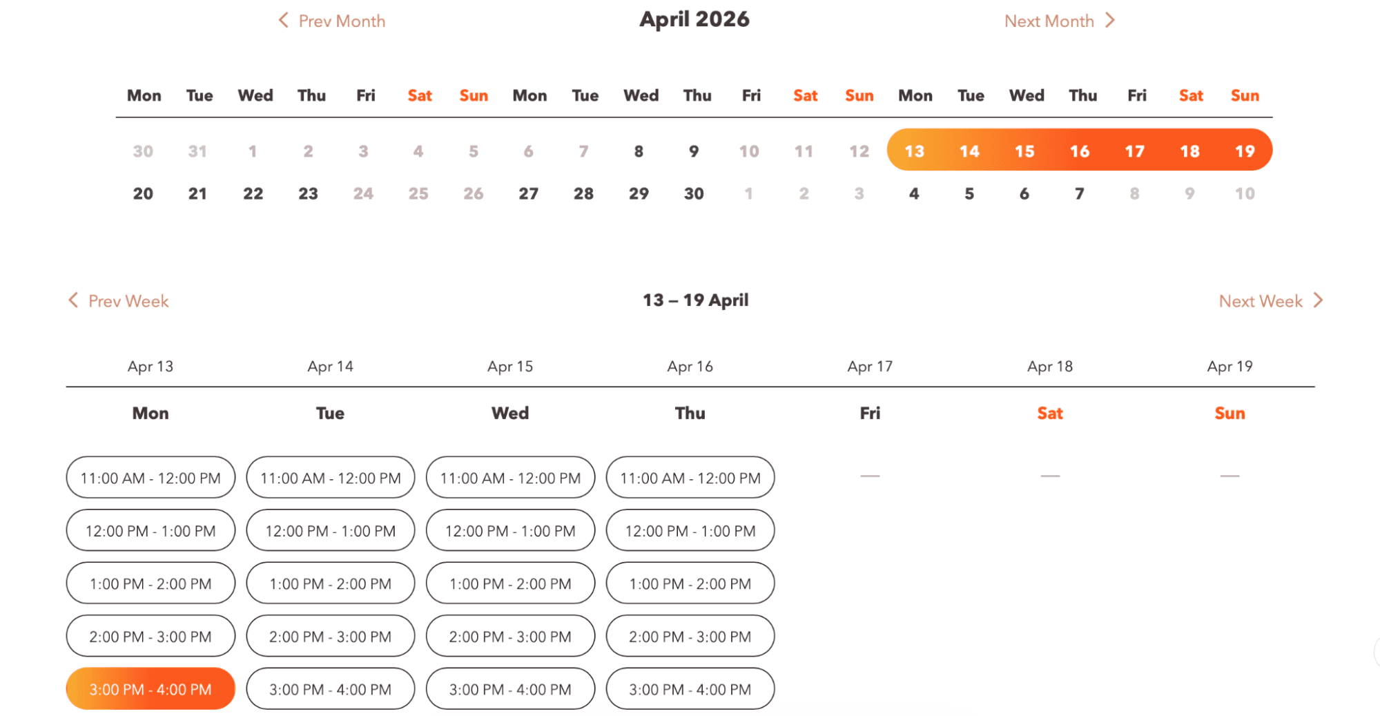 A custom appointment booking app with availability management and automated confirmations