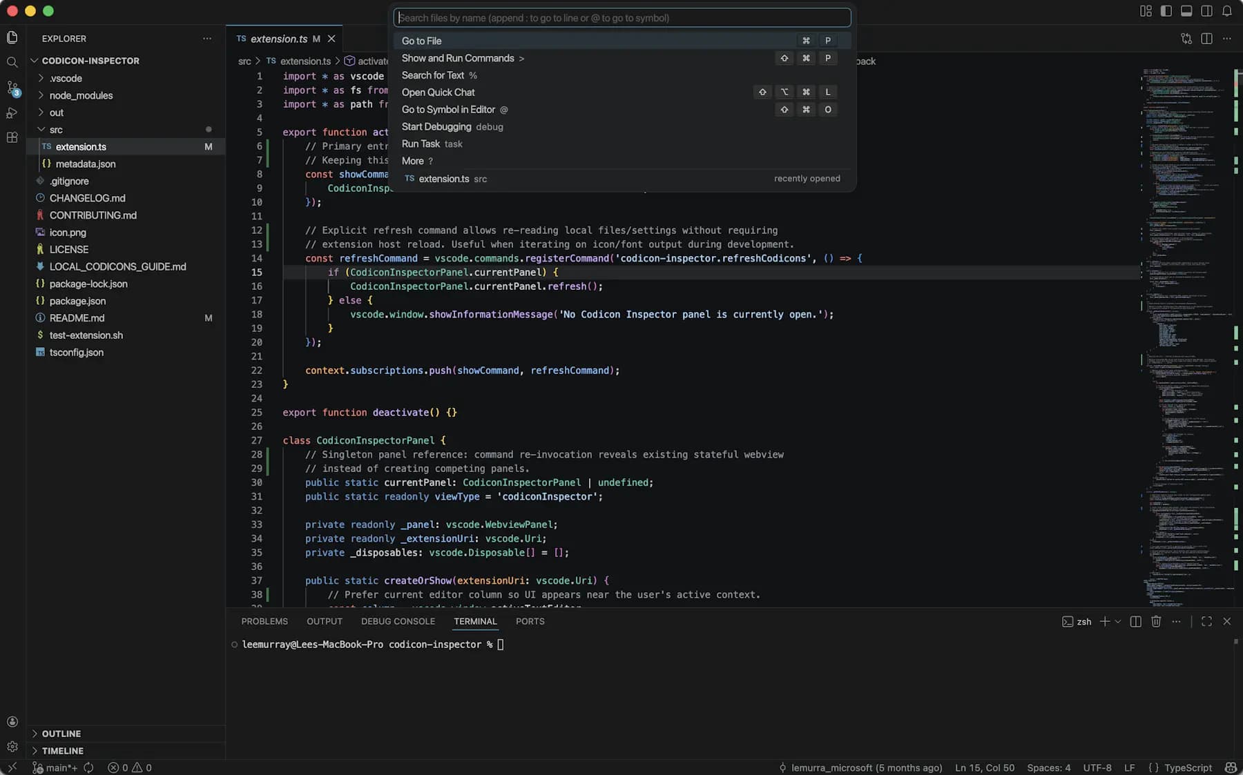 Developer using AI-powered code editor with autocomplete suggestions
