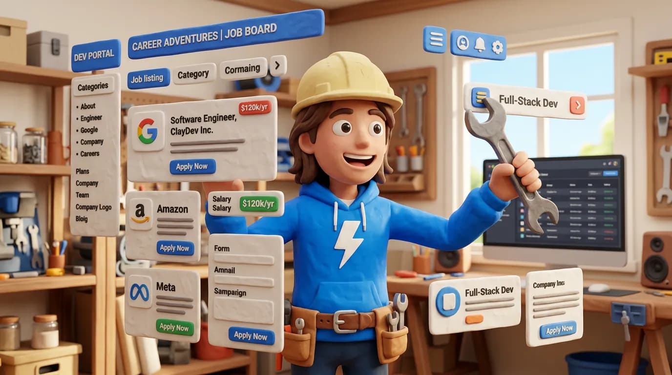 Building a job board with AI using Blink