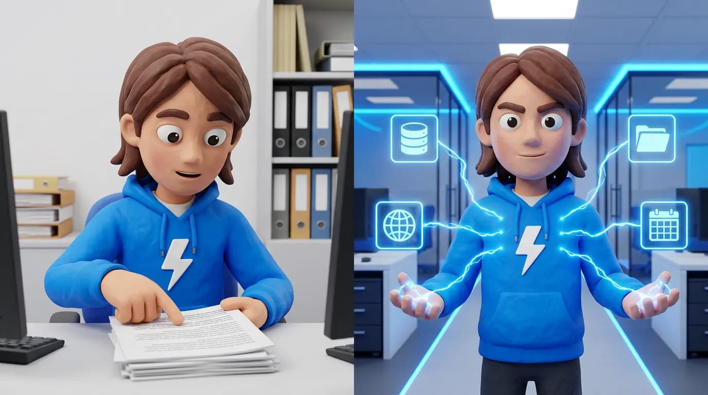 MCP transforms AI agents from advisors who tell you what to do into actors who do it directly