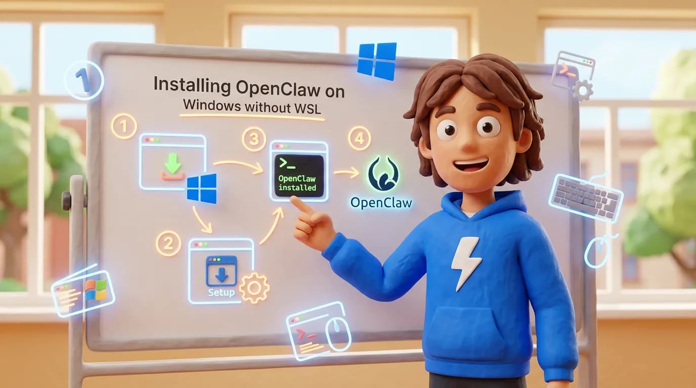 OpenClaw on Windows: Complete Setup Guide (No WSL Required)