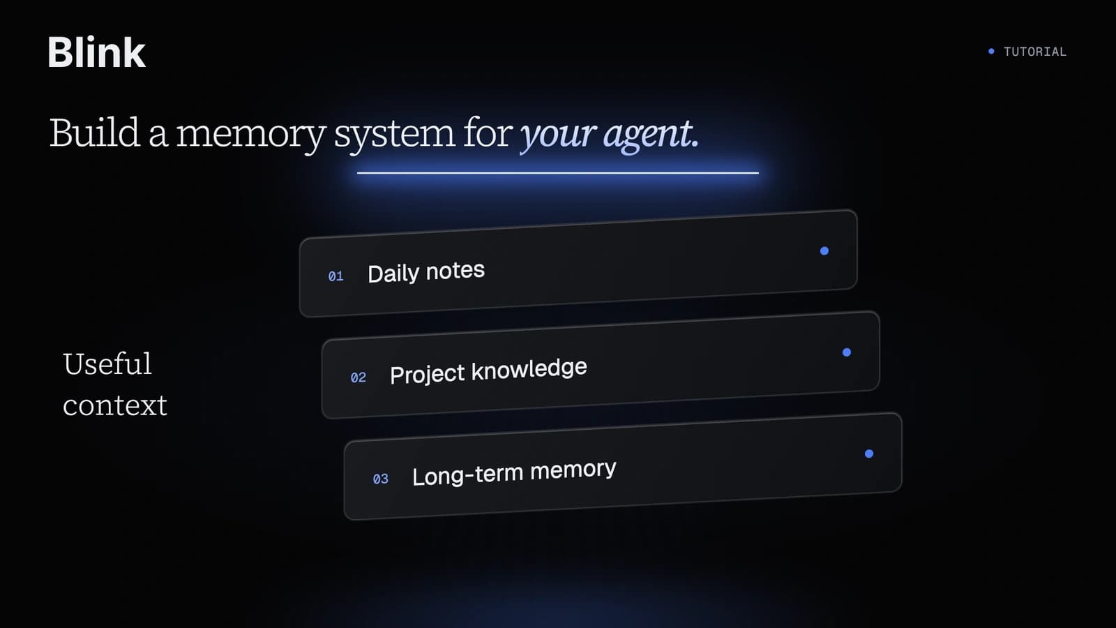 Build a memory system for your agent. OpenClaw memory. Conceptual illustration.