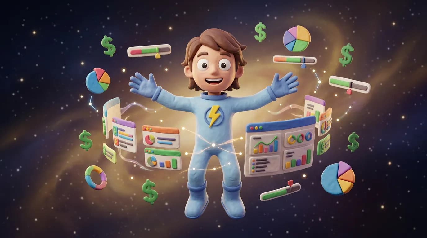 The range of personal finance features a non-technical builder can create with AI — expense tracking, budgets, and insights