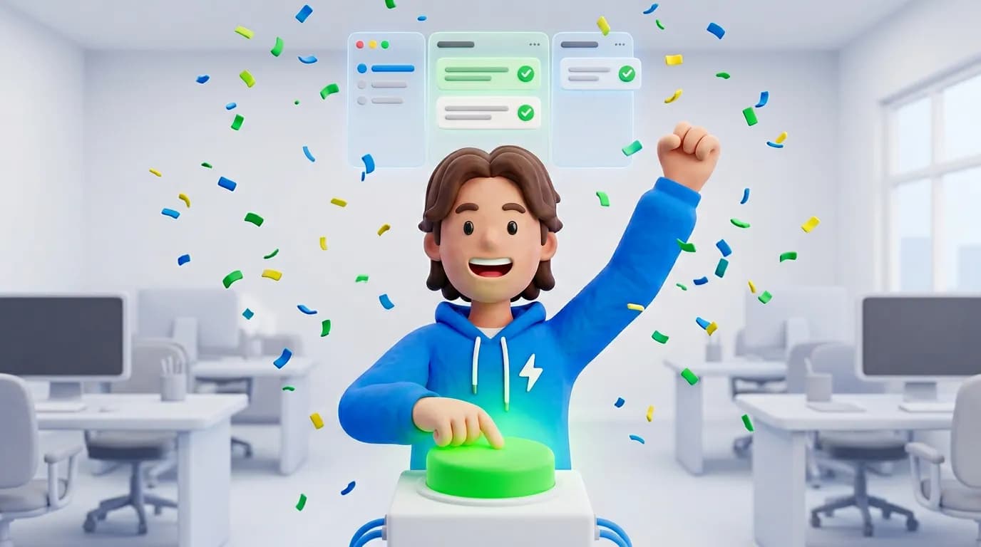 A custom task management app deployed and live with Blink