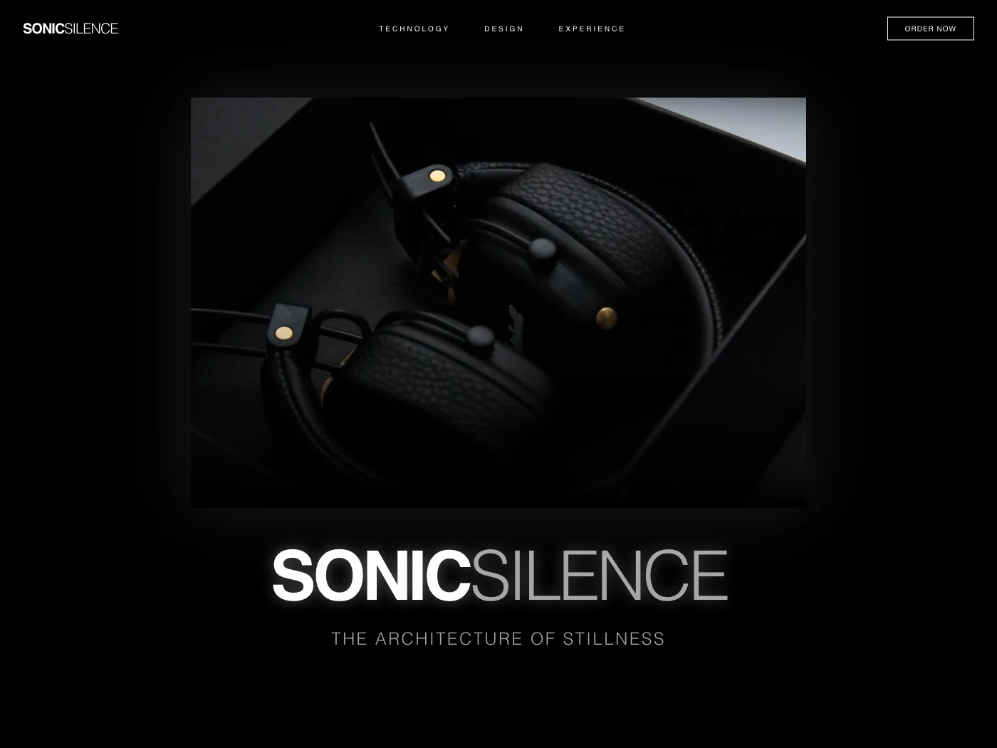 Cinematic Headphones home page