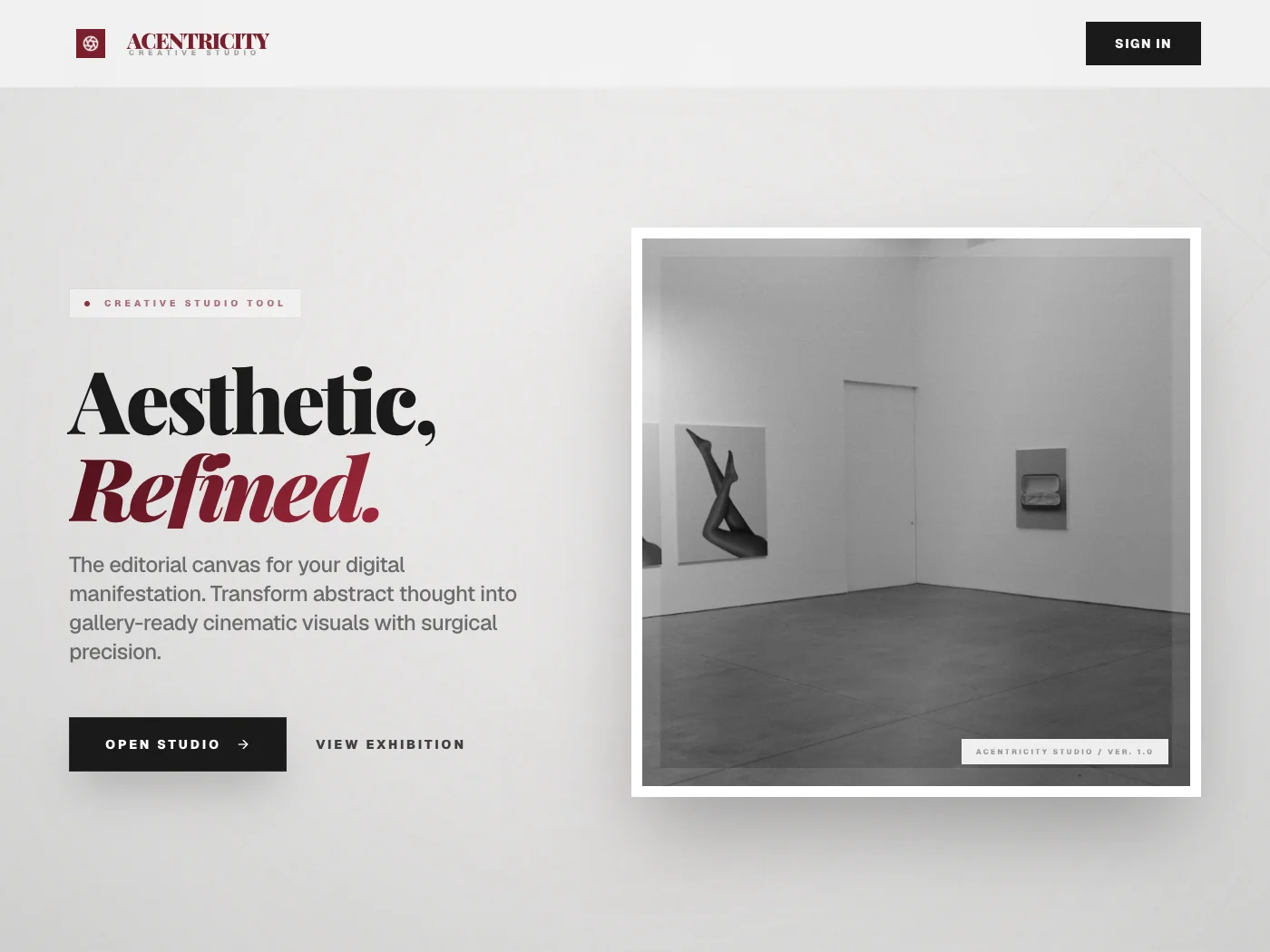 Text-to-Image Generator home page