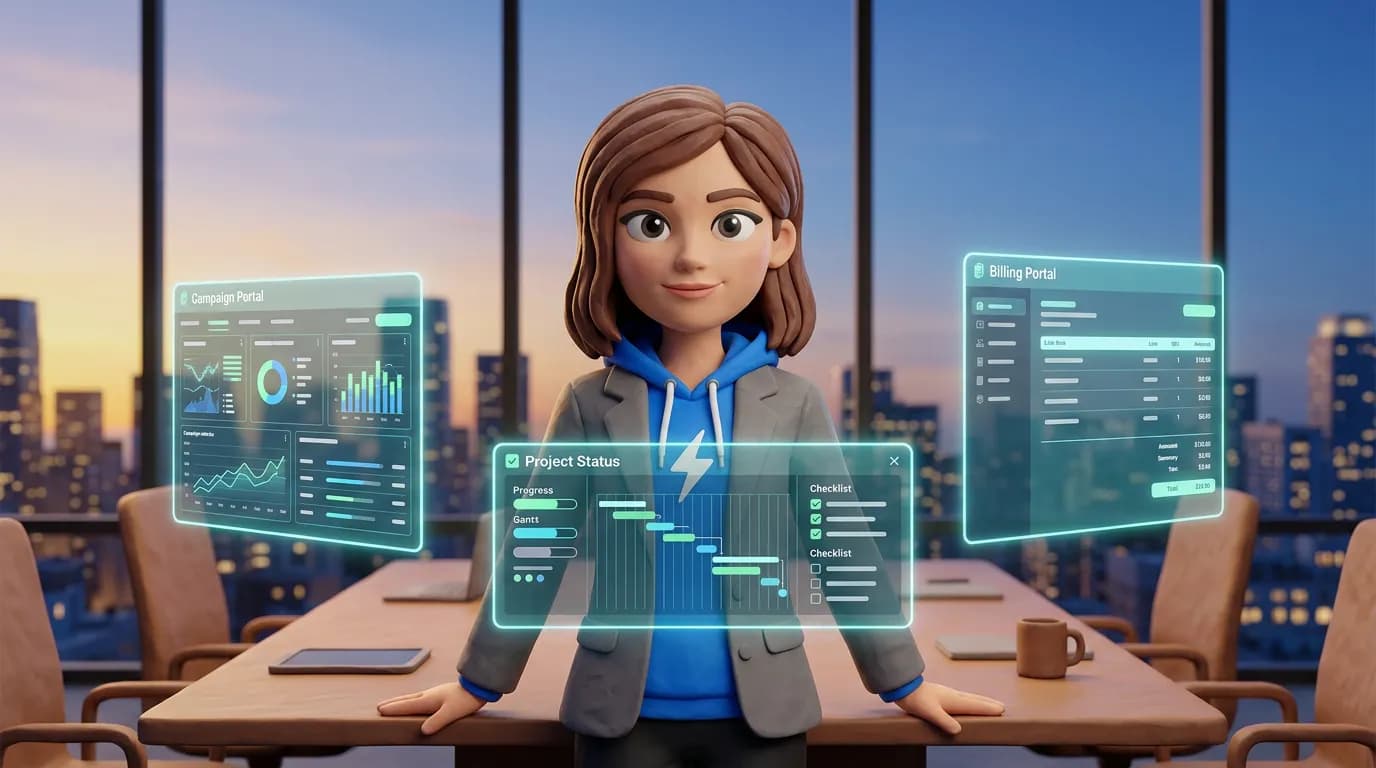 What Agencies Build With Vibe Coding: Client Portals, Proposals, and Reporting Dashboards