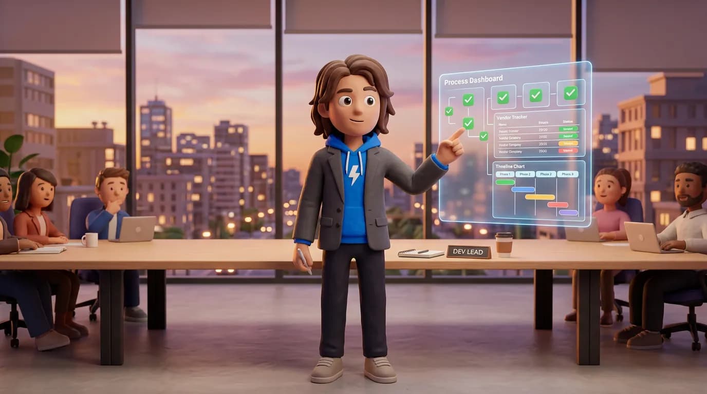 What Operations Teams Build With AI: Dashboards, Trackers, and Process Automators
