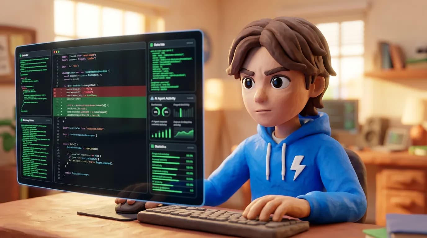 Claude Code autonomously editing multiple files across a codebase with test verification