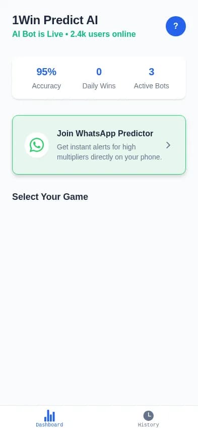 1Win Predict AI Bot