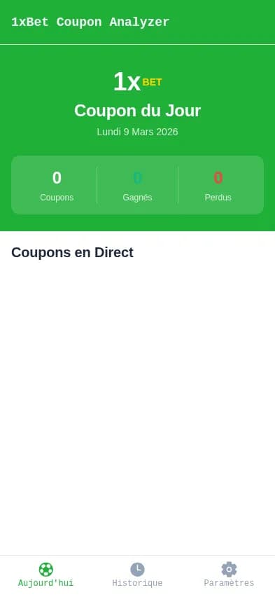 1xBet Coupon Analyzer