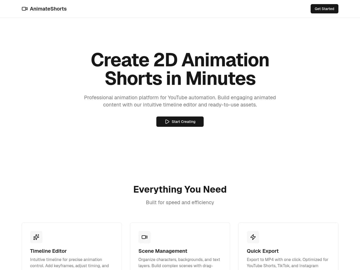 2D Animation Short Maker